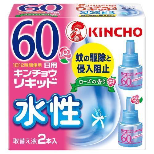 KINCHO 水性キンチョウリキッド 60日 ローズの香り 取替え液 2本入 キンチョウ 返品種別A : Joshin web - 通販 - Yahoo!ショッピング