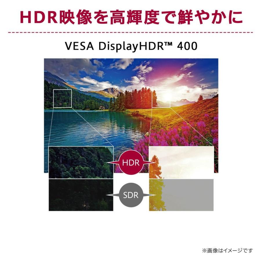 LGエレクトロニクス LGエレクトロニクス｜エルジー 4K液晶ディスプレイ(27型/IPS/4K UHD 3840×2160/60Hz/5ms/HDR400)(ホワイト/シルバー ...