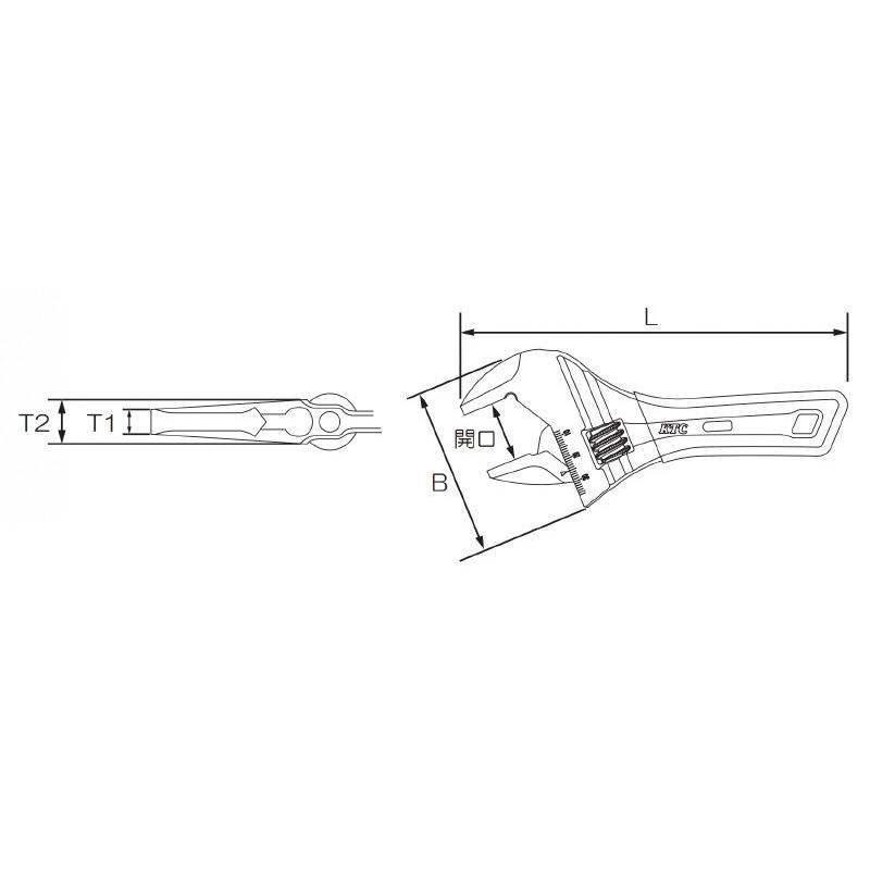 KTC KTC(京都機械工具) ショートモンキーレンチ (6〜24mm) KTC WMS-24 返品種別B : Joshin web - 通販 - Yahoo!ショッピング
