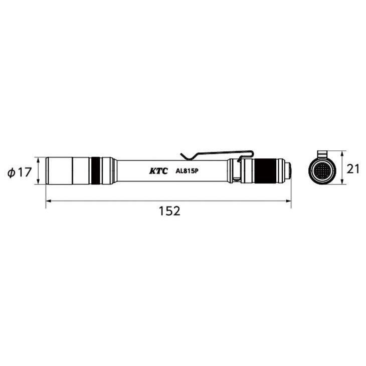 京都機械工具 充電式LEDペンライト KTC AL815P 返品種別B : 4989433774350-26-29857 : Joshin web - 通販 - Yahoo!ショッピング