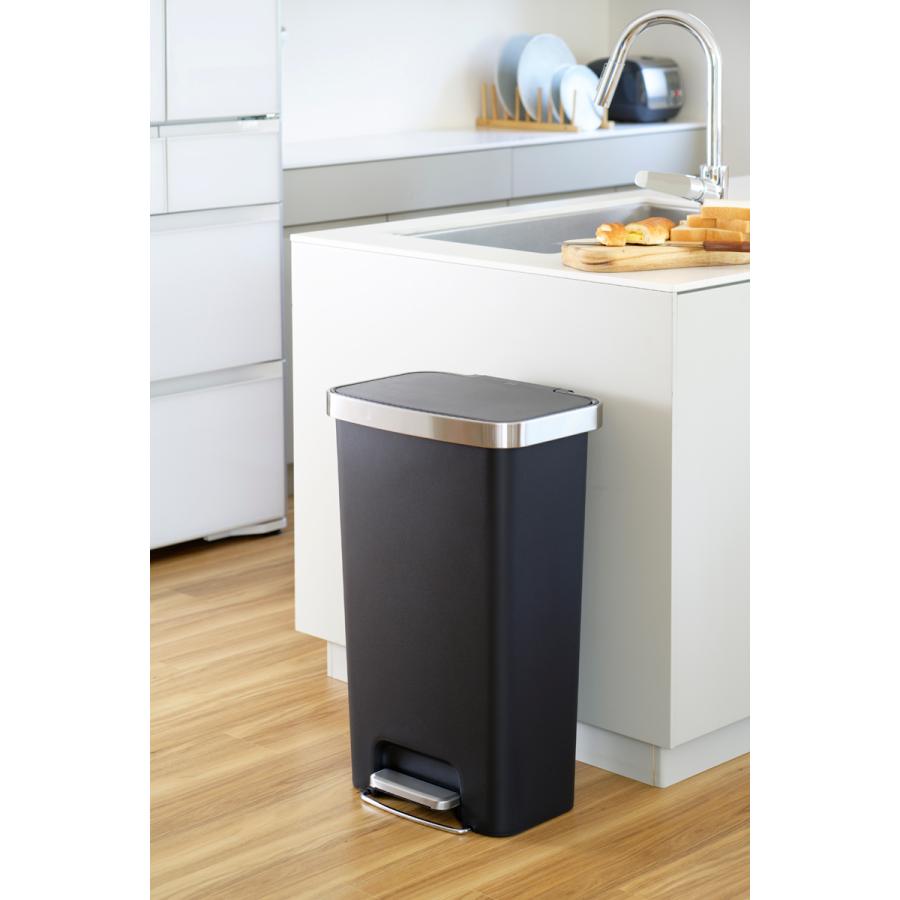 EKO JAPAN ハナ プラスチックステップビン (容量：45L・ブラック) EK6266-45L-BL 返品種別A : Joshin web - 通販 - Yahoo!ショッピング