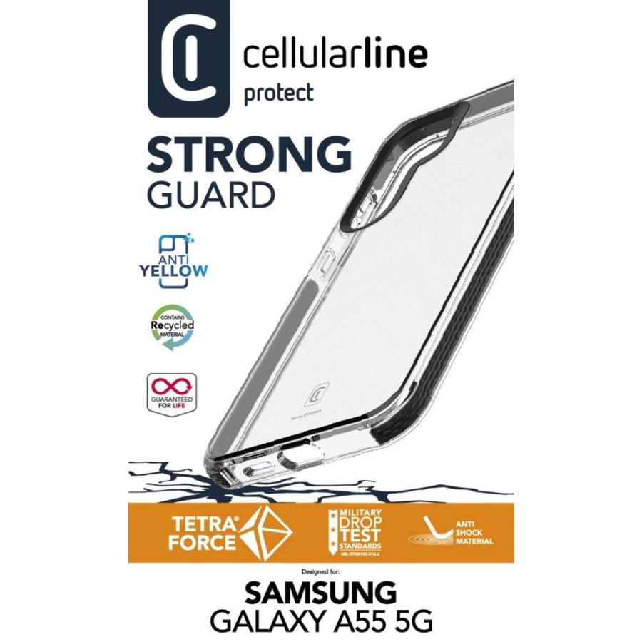 Cellularline ( セルラーライン ) Galaxy A55 5G(SC-53E)用 Tetra Case 耐衝撃クリアケース TETRAC2GALA55T 返品種別A ...