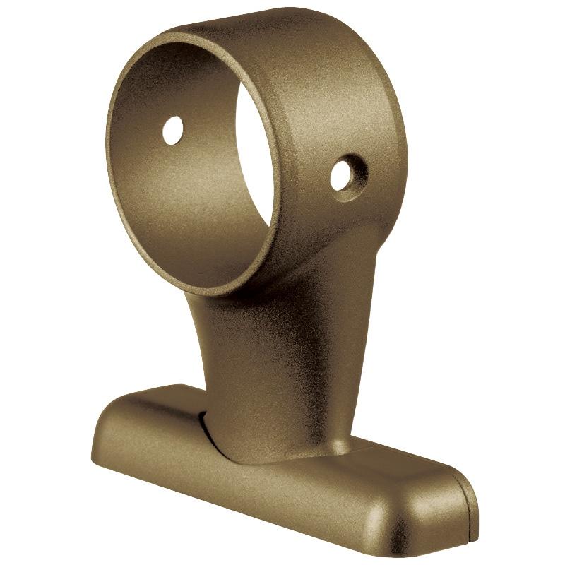 手すり 金物 部品 手摺 tesuri 玄関 階段 トイレ diy 介護 マツ六 32mm 真壁用 スリム通しブラケット カバー付 BE ...