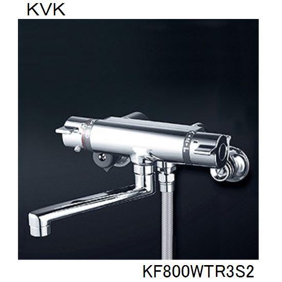 KVK 浴室用 KF800WTR3S2 サーモスタット式シャワー 300mmパイプ付 : ジュールプラスYahoo!店 - 通販 - Yahoo!ショッピング
