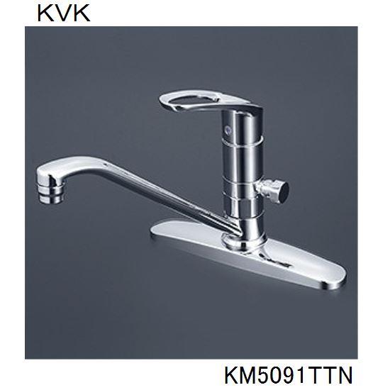 KVK キッチン用 KM5091TTN シングル混合栓 :KM5091TTN:ジュールプラスYahoo!店 - 通販 - Yahoo!ショッピング