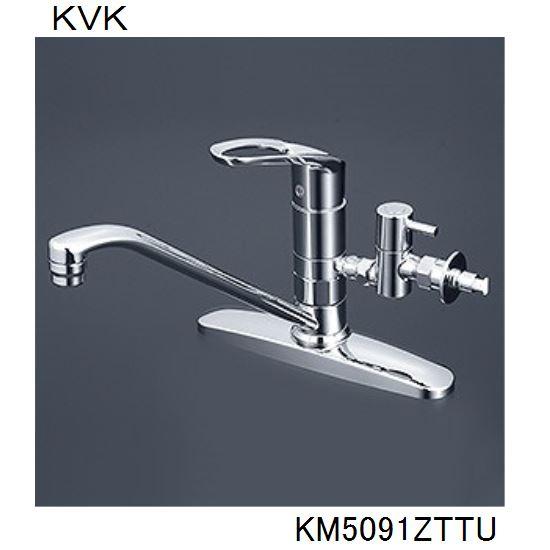 KVK キッチン用 KM5091ZTTU シングル混合栓 : ジュールプラスYahoo!店 - 通販 - Yahoo!ショッピング