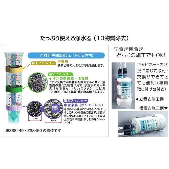 KVK 浄水器 一般地用 KVK製（KVK）K1620GS ビルトイン浄水器接続水栓（Z38450付） : キッチン取付け隊ヤフーショップ - 通販 - Yahoo!ショッピング