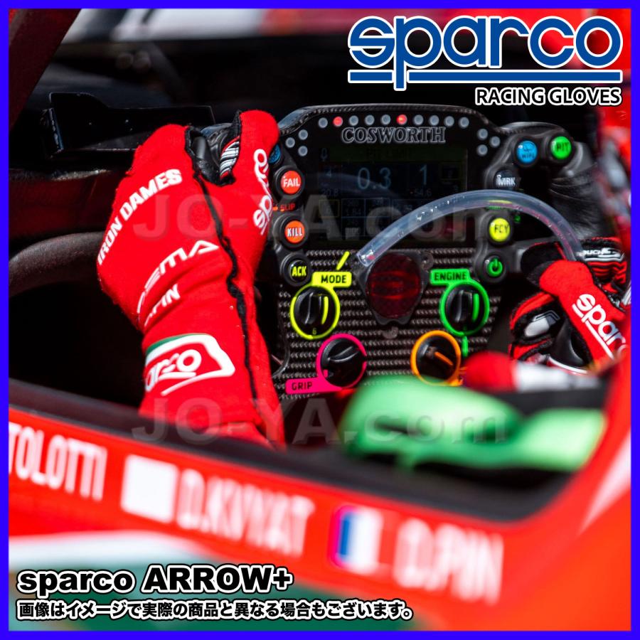 sparco (スパルコ) レーシンググローブ ARROW+ (アロープラス) サイズ09 カラー レッドブラック 00131909RSNR ...