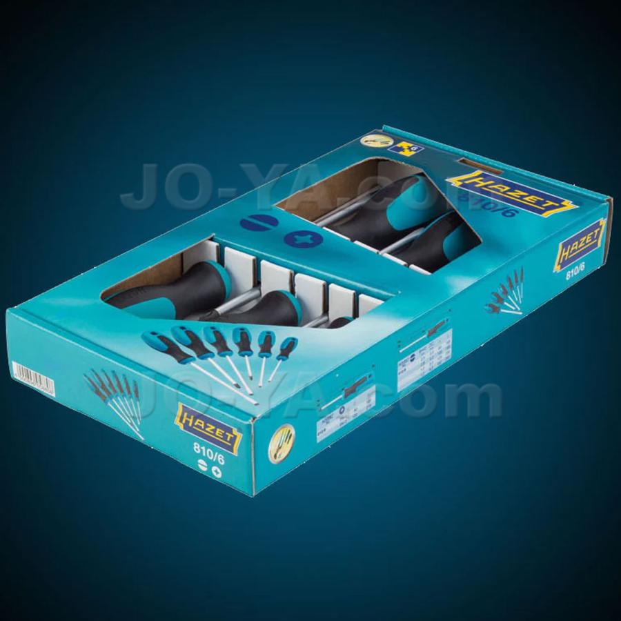 HAZET HAZET（ハゼット）810/6 ドライバーセット6本組 ( 6pcs ) : JO-YA.com - 通販 - Yahoo!ショッピング