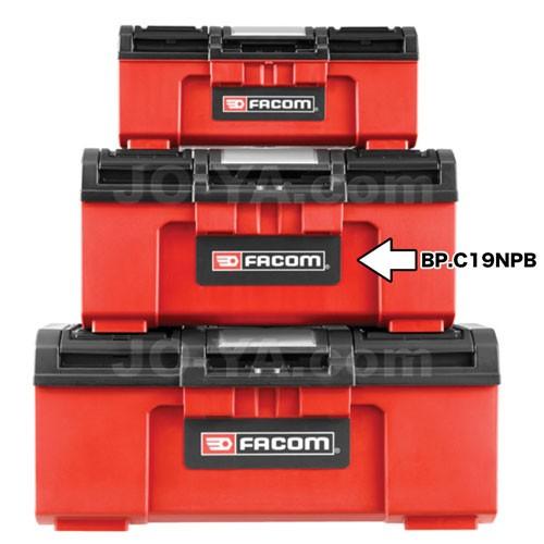FACOM ( ファコム ) プラスチック ツールボックス BP.C19NPB 長さ : 481mm / 幅 271mm 高さ 237mm 2.1kg : JO-YA.com - 通販 ...