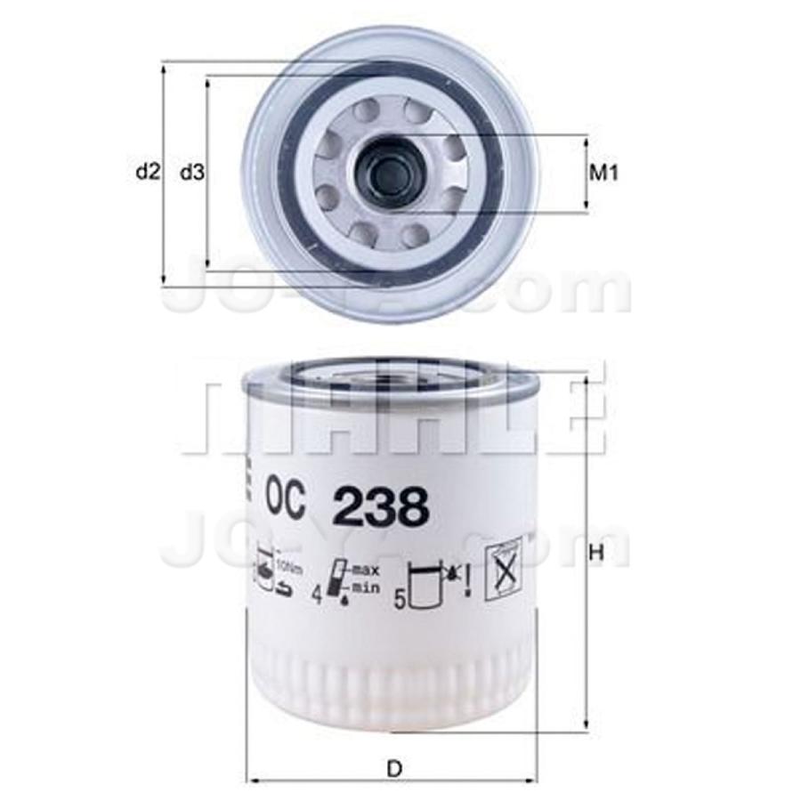 JAGUAR オイルフィルター MAHLE（マーレ）製 EBC9658 : JO-YA.com - 通販 - Yahoo!ショッピング