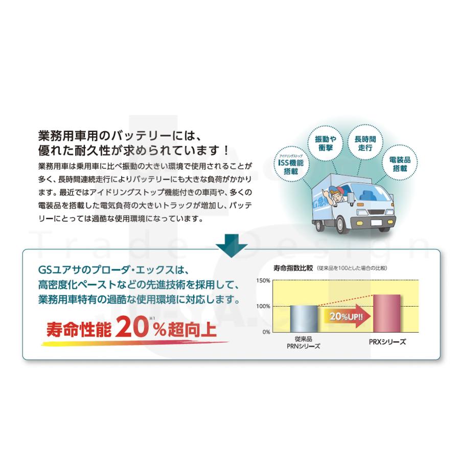 プローダ GS YUASA ( ジーエスユアサ ) 業務車両用バッテリー PRODA X プローダ・エックス PRX-115D31L : JO ...