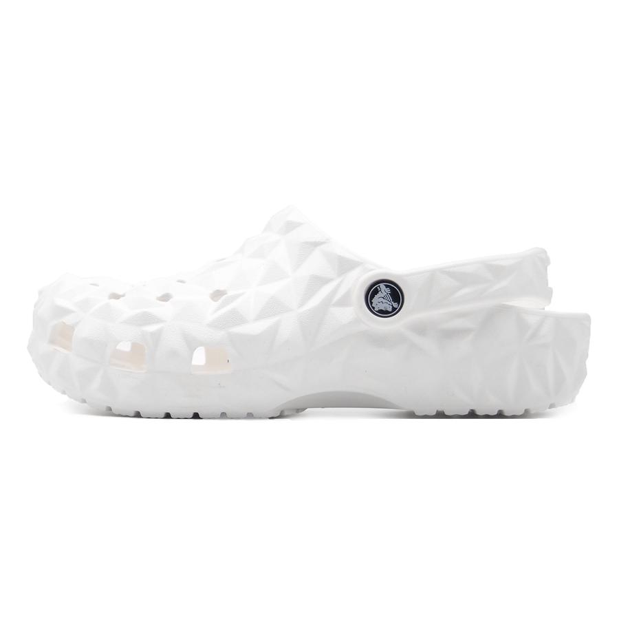 crocs（クロックス） クラシック ジオメトリック クロッグ ホワイト レディース メンズ サンダル CROCS CLASSIC ...