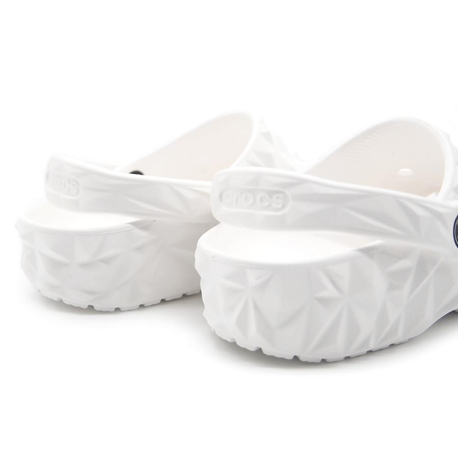 crocs（クロックス） クラシック ジオメトリック クロッグ ホワイト レディース メンズ サンダル CROCS CLASSIC ...