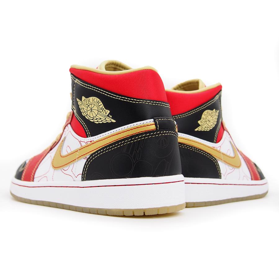 ナイキ ナイキ エア ジョーダン 1 ミッド SE GC ホワイト／ゴールド ダスト スポーツ レッド メンズ NIKE AIR JORDAN 1 MID SE GC "XQ" dv0576 ...