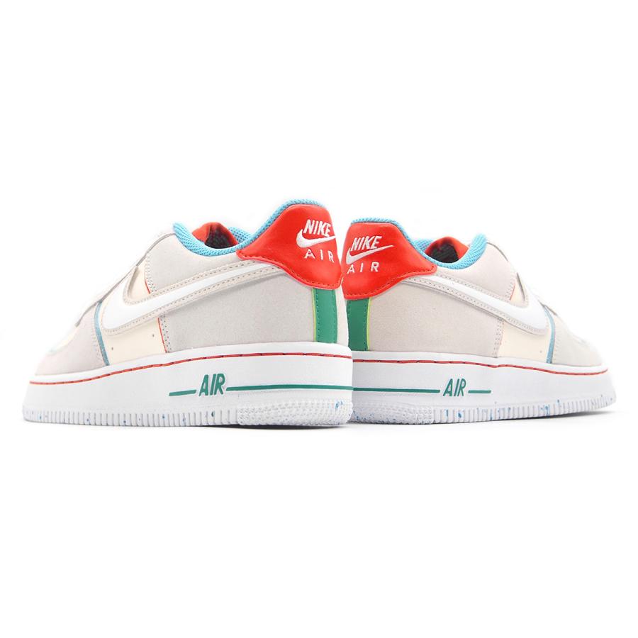 NIKE（ナイキ） 【並行輸入品】ナイキ エアフォース1 BG ペールアイボリー/マルチカラー レディース対応サイズ NIKE AIR ...