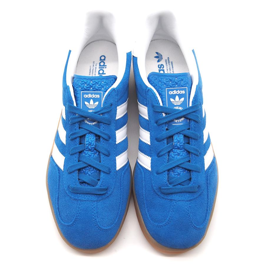 adidas アディダス ガゼル インドア ブルーバード/クラウド ホワイト/ガム メンズ レディース ADIDAS GAZELLE ...