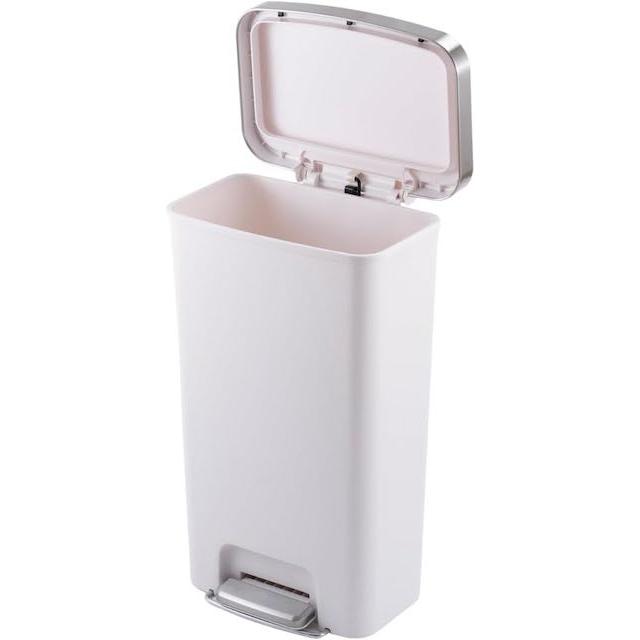 ハナ ステップビン 45L ペダル式 ダストボックス ごみ箱 ステップピンゴミ箱 EKO JAPAN 正規販売店 EK6266-45L-WH ホワイト色 : ジョイフルサンコー - 通販 ...