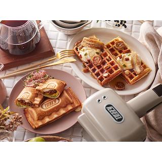 ハーフタイプ ホットサンドメーカー Toffy トフィー シェルピンク色 K-HS3-SP :K-HS3-SP:ジョイフルサンコー - 通販 - Yahoo!ショッピング