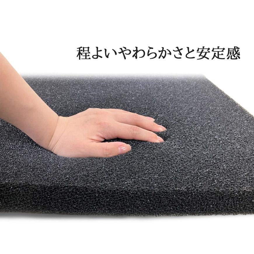 シートクッション メッシュ モルトフィルター 通気性 洗える 日本製 約42×42×3cm 高質 しっかりめ 軽い オープンセル構造 CFH-13 無地 シンプル おしゃれ 国産 ...
