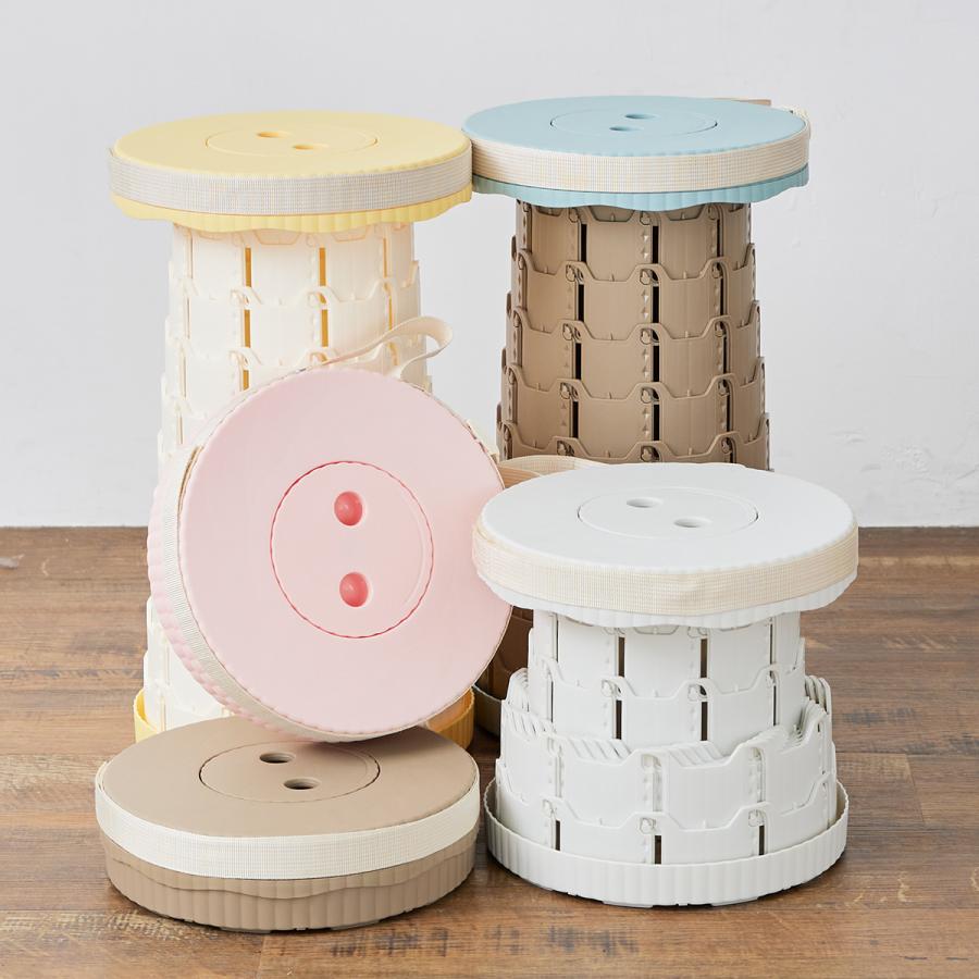 RIRIYANO 折り畳み式 アコーディオン スツール くすみ パステルカラー 折りたたみ 椅子 持ち運び 軽量 伸縮 コンパクト ポータブル アコーディオンチェア : RIRIYANO ...