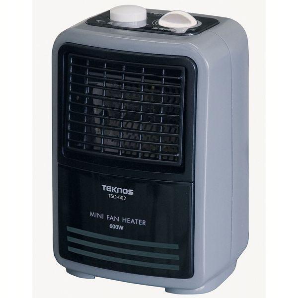 TEKNOS ミニファンヒーター（温調付）600W カーキグレー TSO-604 (D)(B) : 7252024 : JOYライト - 通販 ...