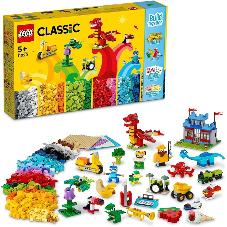LEGO CLASSIC レゴ(LEGO) クラシック いっしょに組み立てよう！ 11020 おもちゃ ブロック プレゼント STEM 知育 ...