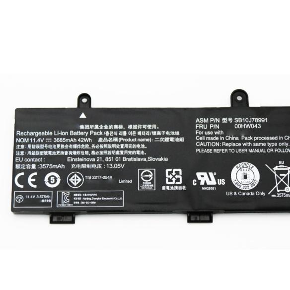 新品レノボSB10J78991 電池・Lenovo/ThinkPadノートパソコン互換 42Wh/3685mAh Yoga 11e-20GC ...
