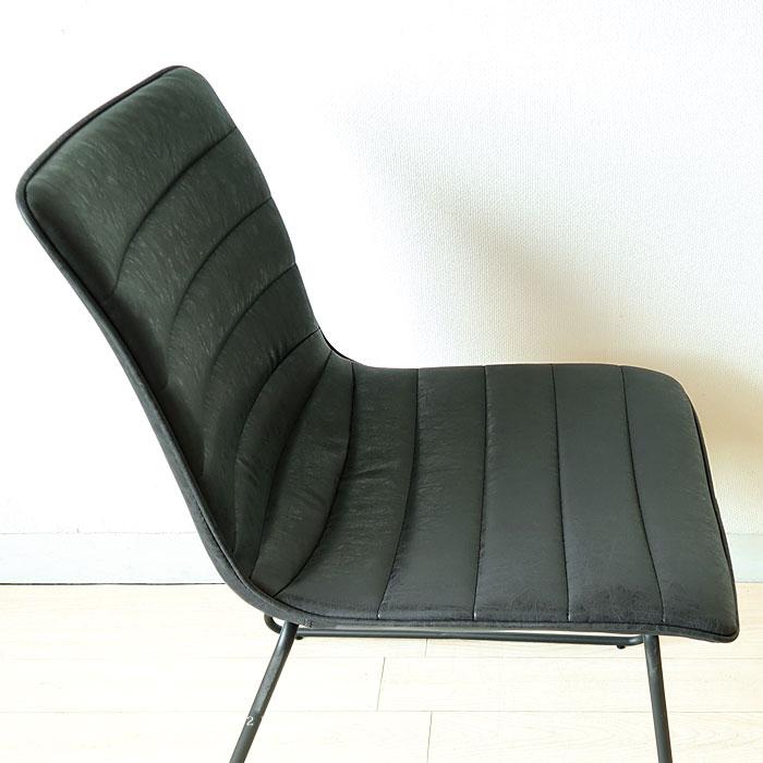 ダイニングチェア インダストリアル レザー ブラックスチール 男前インテリア ヴィンテージ 無骨なデザイン : JOYSTYLE interior - 通販 - Yahoo!ショッピング