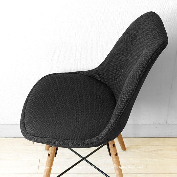 ダイニングチェア ナチュラル脚とのコントラストがオシャレ 椅子 モノトーン カフェテイスト ブラック グレー : JOYSTYLE interior - 通販 - Yahoo!ショッピング