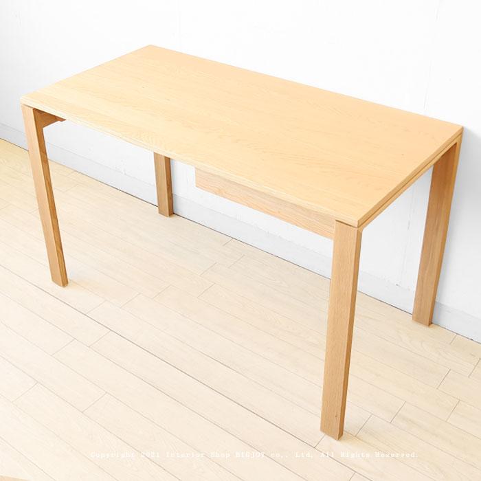 デスク 引き出し付きデスク受注生産商品 オーク材 木製 選べるサイズ 幅90cm 100cm 110cm 120cm 奥行45cm 60cm（※チェア別売） : JOYSTYLE ...