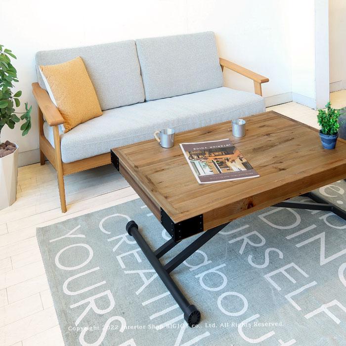 アウトレット展示品処分 リフティングテーブル リフトテーブル 昇降テーブル デスク LDテーブル 幅110cm パイン古材 ブラックアイアン ビンテージ レトロ : JOYSTYLE ...