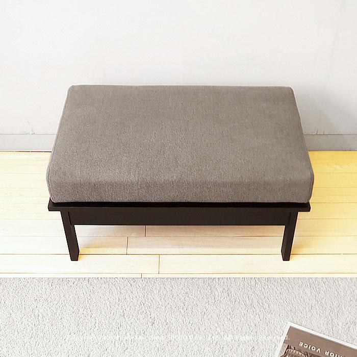 オットマン スツール 脚置き 足置き 受注生産商品 幅90cm アッシュ材 木製フレーム カバーリング 国産 木製 ブラック : JOYSTYLE interior ヤフー店 - 通販 ...