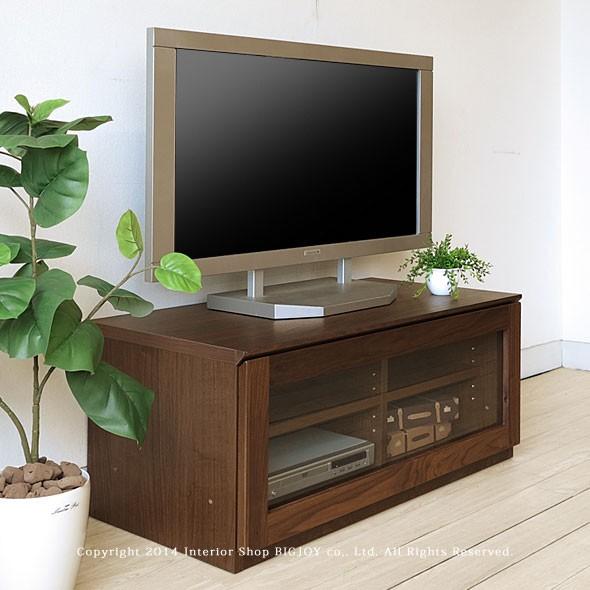 ウォールナット材 木製テレビ台 ガラス扉のユニットテレビボード ユニット家具 : JOYSTYLE interior - 通販 - Yahoo!ショッピング