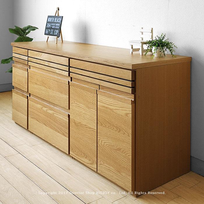 サイドボード チェスト モダンデザイン リビングボード 幅150cm ホワイトオーク材 開梱設置配送 キャビネット システム収納 : JOYSTYLE interior - 通販 ...