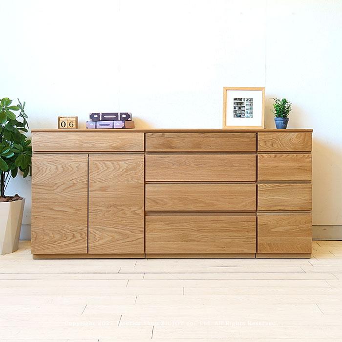 サイドボード ダイニング用TVボード ユニット収納 幅150cm ホワイトオーク材 木製 : JOYSTYLE interior - 通販 - Yahoo!ショッピング
