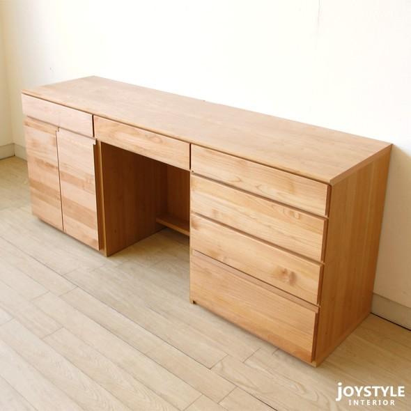 パソコンデスク ユニットデスク 開梱設置配送 幅180cm ホワイトオーク材 木製机 書斎机（※チェア別売） : JOYSTYLE interior - 通販 - Yahoo!ショッピング