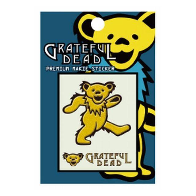 ★クリックポスト対応★DEAD BEAR RUB ON STICKER GOLD / デッドベア ラブ オン ステッカー ゴールド シール ...