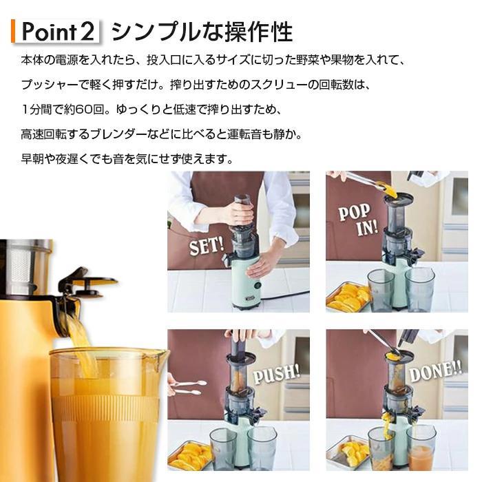 ミニスロージューサー 低速ジューサー カンタン清掃 簡単分解 水洗い 電動ジューサー ジューサーミキサー 低速回転ジューサー フードプロセッサーDAJ-X : Jp-Buy - 通販 ...