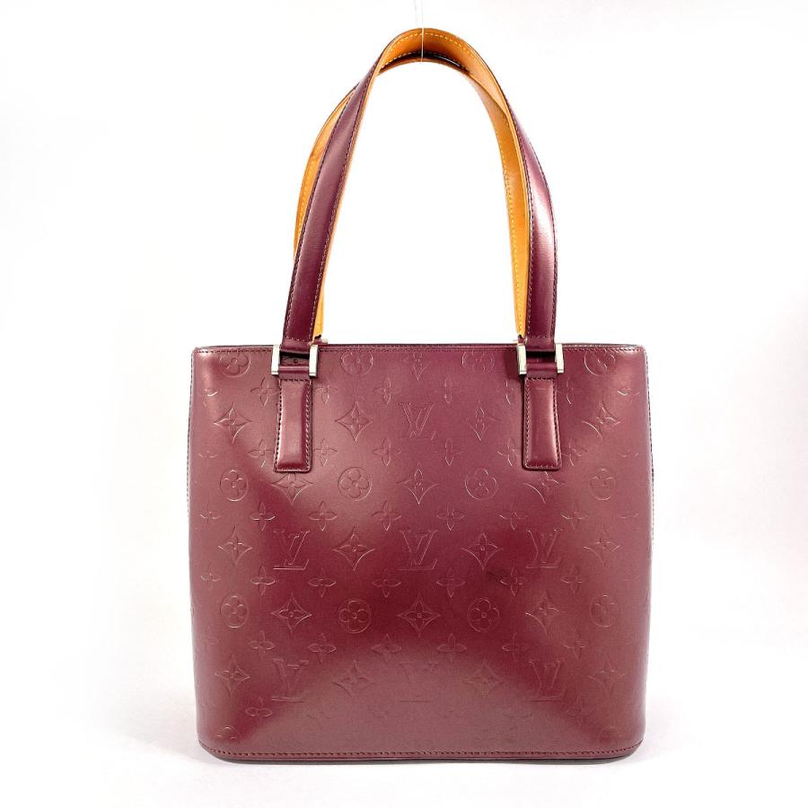 ルイヴィトン LOUIS VUITTON トートバッグ M55116 ストックトン バイオレット モノグラムマット パープル ...