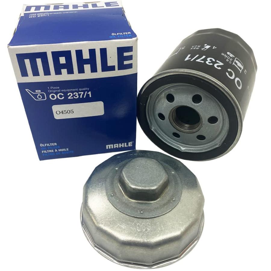 MINI オイルフィルター 1個＆ フィルターレンチ 1個セット ローバー ミニ オイルフィルターレンチ 76mm 14角ケース 脱着二面幅27mm マーレ OC237/1-OCS1 ...