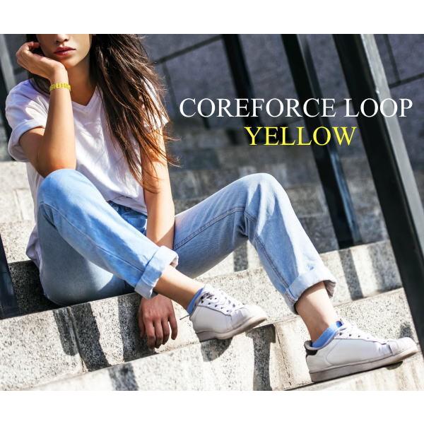 コアフォースループ イエロー サス SUS 50cm スポーツアクセサリー ブレスレット バランス ゴルフ トレーニング 筋トレ ネックレス アスリート 健康 COREFORCE :cfc ...