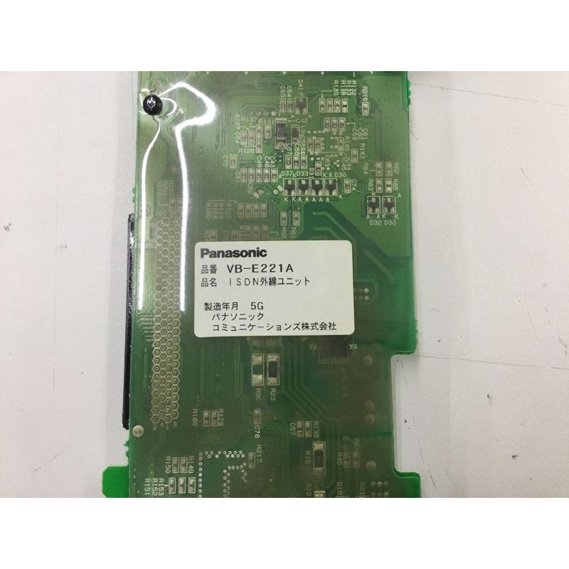 Panasonic VB-E221A ISDN外線ユニット リユース中古ビジネスフォン用★本州送料無料・保証付き★ (管理番号2701） : 中古コピー販売保守のジェイネット - 通販 ...