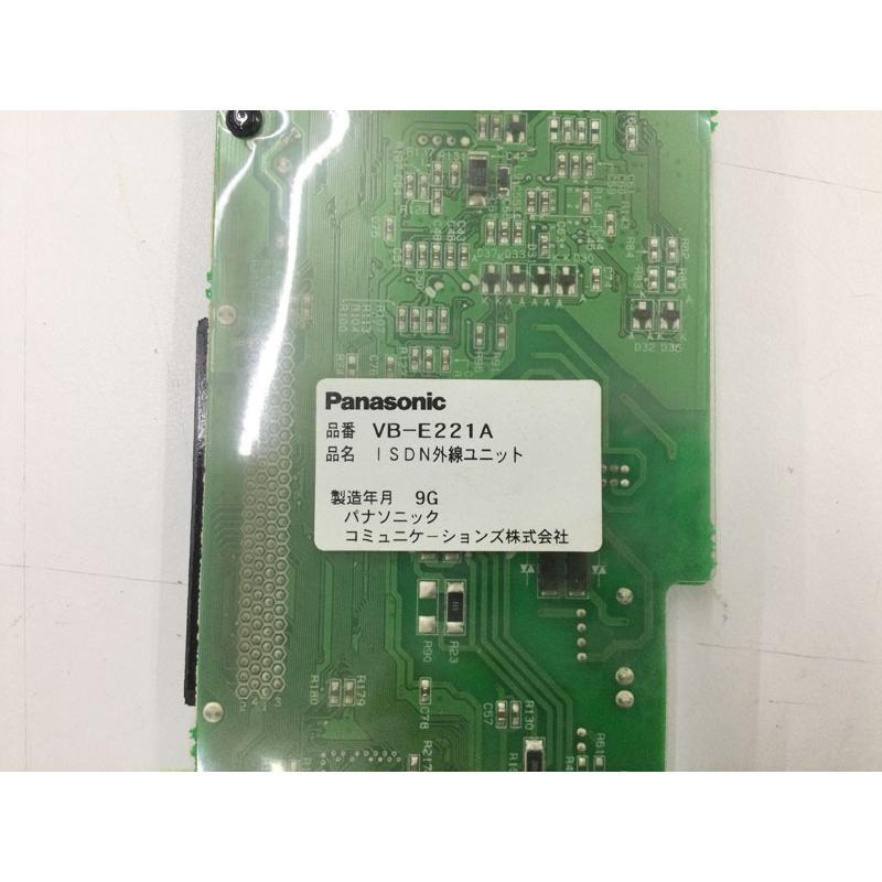 Panasonic VB-E221A ISDN外線ユニット リユース中古ビジネスフォン用★本州送料無料・保証付き★ (管理番号2702） : 中古コピー販売保守のジェイネット - 通販 ...