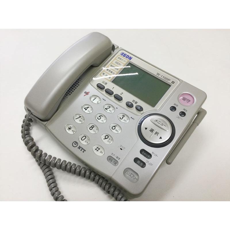 NTT ISDNコードレスホン W-1100P(W-1100P-M) 親機 中古小規模オフィス/家庭用ISDNコードレスホン★本州送料無料★(管理番号2400) : 中古コピー販売保守のジェイ ...