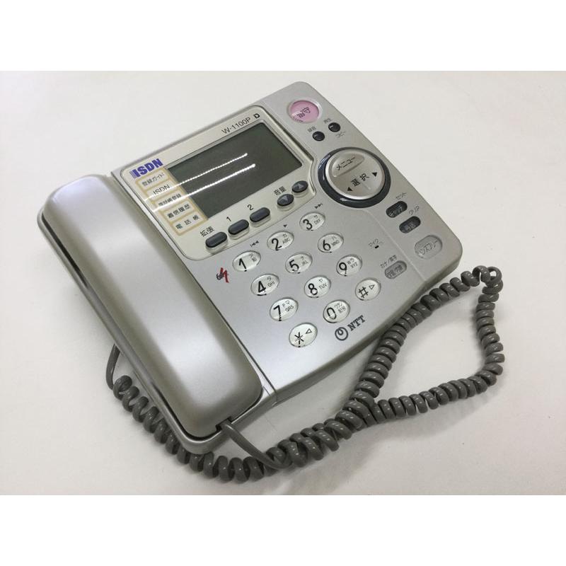 NTT ISDNコードレスホン W-1100P(W-1100P-M) 親機 中古小規模オフィス/家庭用ISDNコードレスホン★本州送料無料★(管理番号2400) : 中古コピー販売保守のジェイ ...