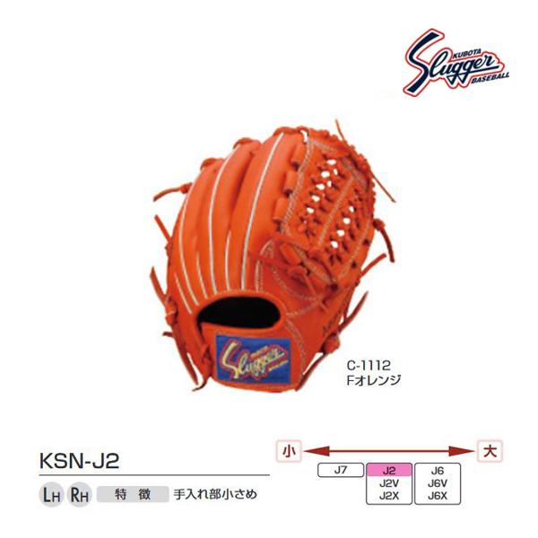 久保田スラッガー クボタスラッガー 軟式用グラブ 少年用 Fオレンジ KSN-J2-C-1112-F ＜2023NP＞ : JPNスポーツ - 通販 - Yahoo!ショッピング
