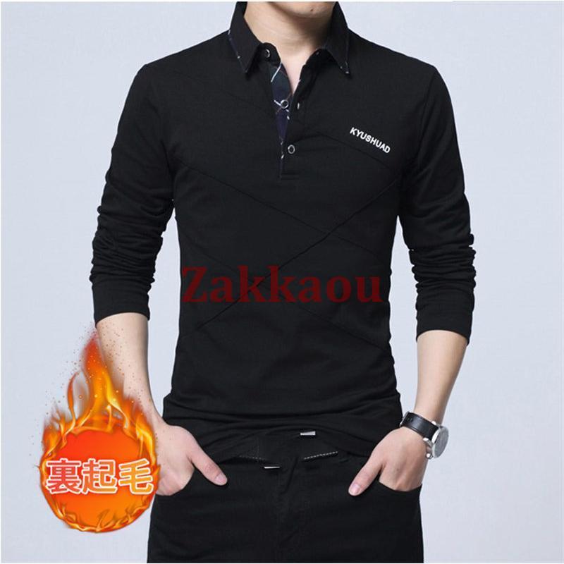 ポロシャツ メンズ 長袖 ゴルフウェア 厚手 裏ボア 裏起毛 POLO Tシャツ トップス ビジネス おしゃれ 紳士服 カジュアル 秋冬 : 宇美屋雑貨 - 通販 - Yahoo!ショッピング