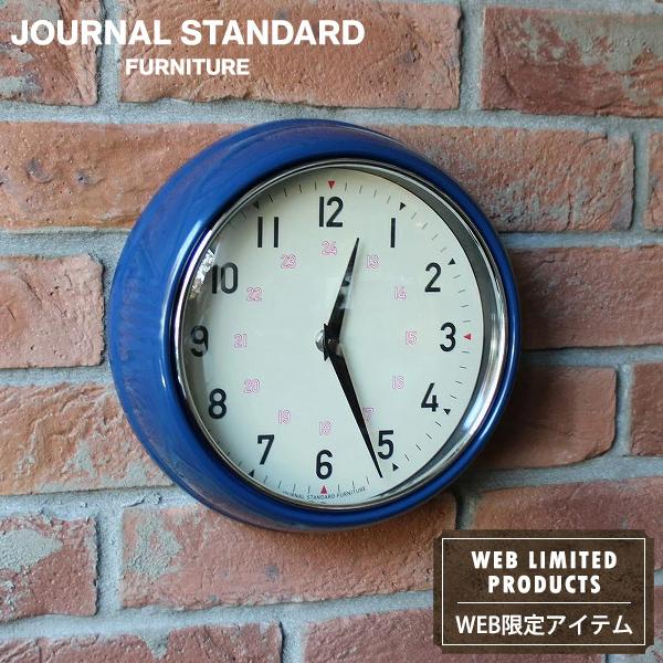 JOURNAL STANDARD FURNITURE ジャーナルスタンダードファニチャー GENT WALL CLOCK NAVY ゲント ...