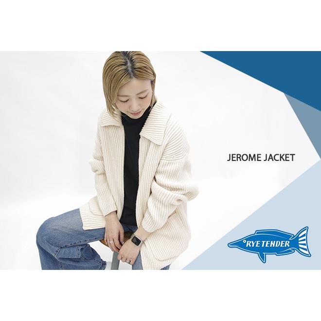 harmonie（アルモニ） 70%OFF ライテンダー/RYE TENDER ジェロームジャケット ニット セーター 長袖 ライトアウター ...